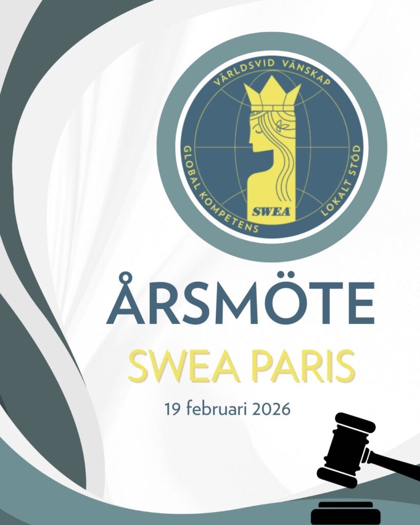 SWEA PARIS ÅRSMÖTE 2026 - Paris